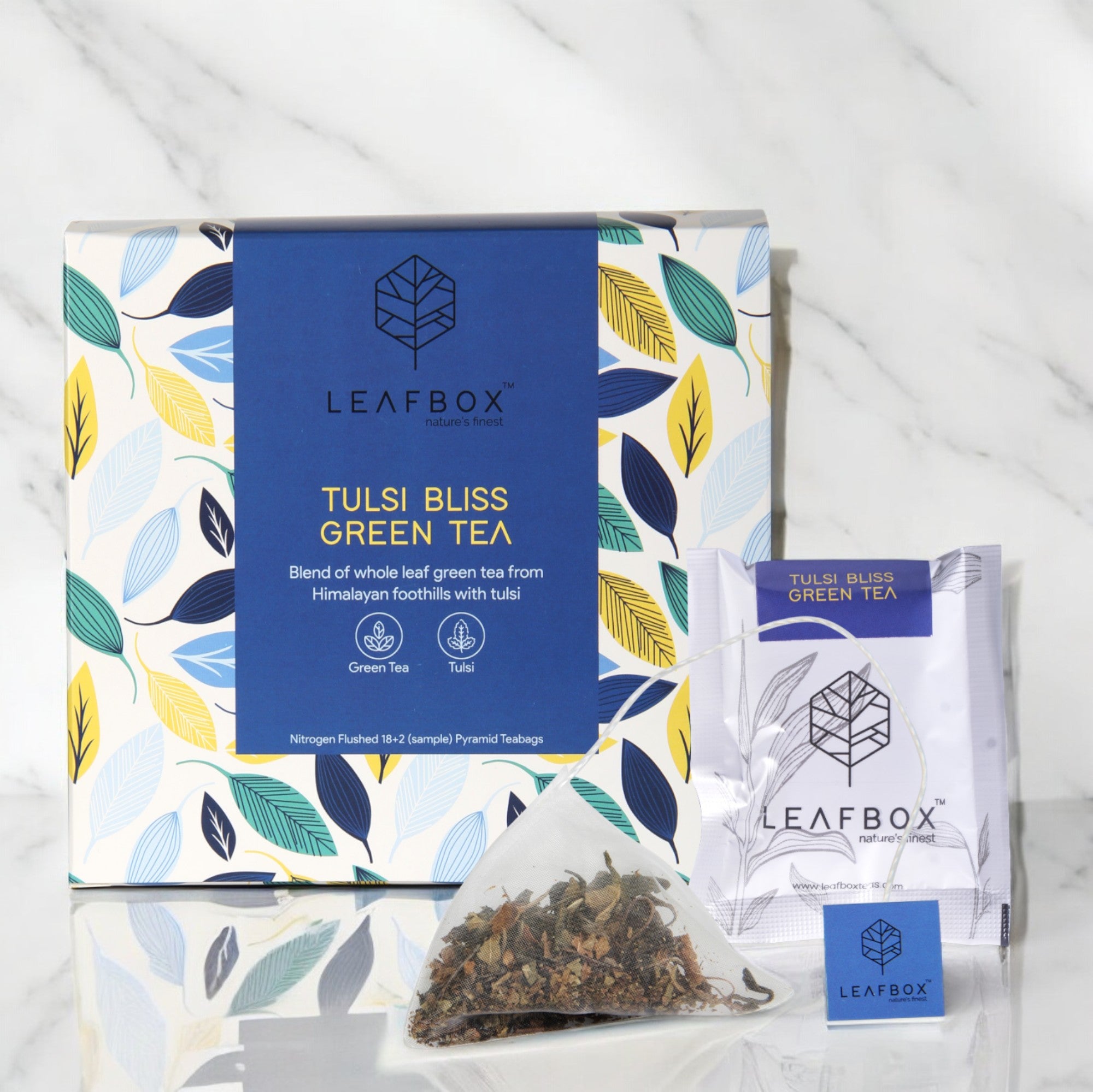 Tulsi Bliss Green Tea|LeafBox Tea