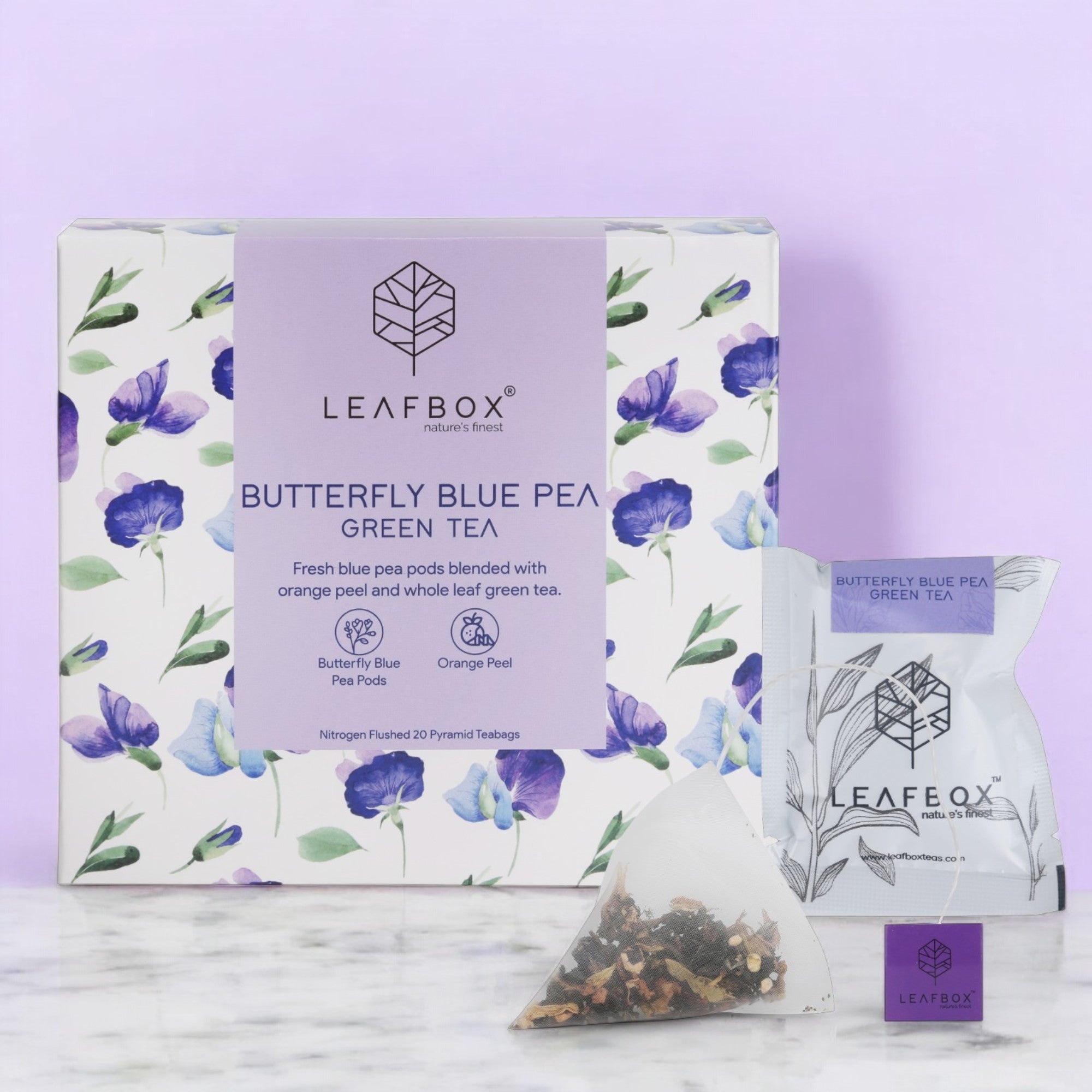 Butterfly Blue Pea Green Tea Online | Leafbox Tea