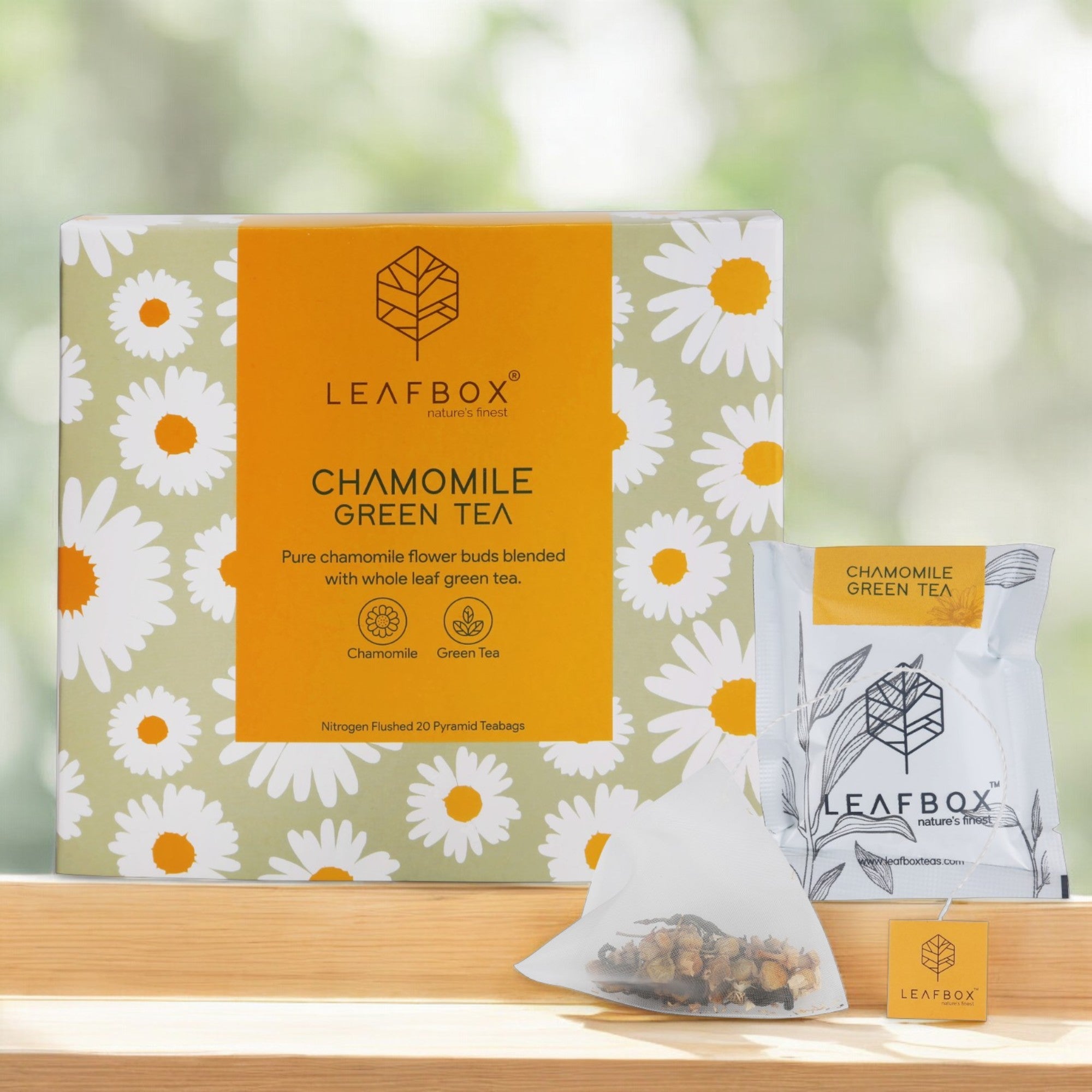 Chamomile Green Tea Loose Leaf - Original | Leafbox Tea